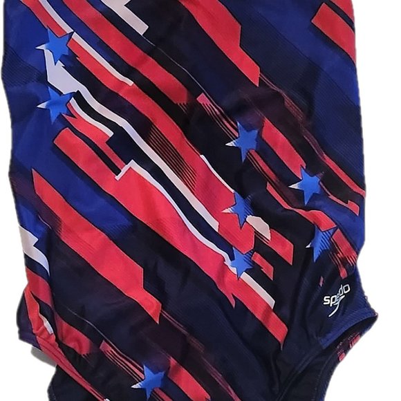 Speedo | Swim | Speedo Womens Stripes And Stars Relay Back Onepiece ...